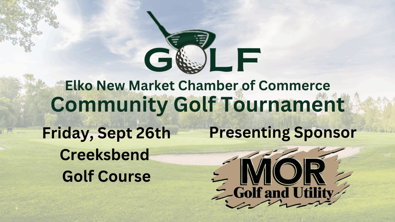 ENM Community Golf Tournament – Elko New Market Chamber of Commerce